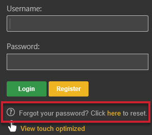 Contractor Employees and Visitors: Password Reset