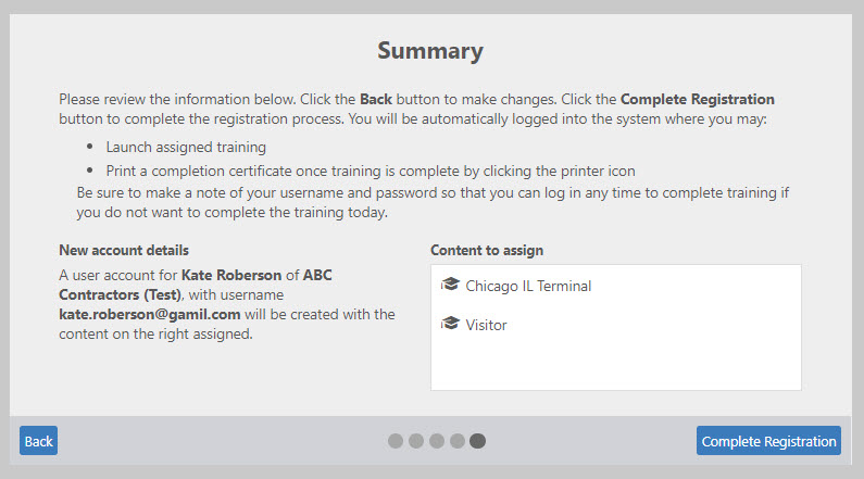 Contractor Employees and Visitors: Self-Registration and Launch Training