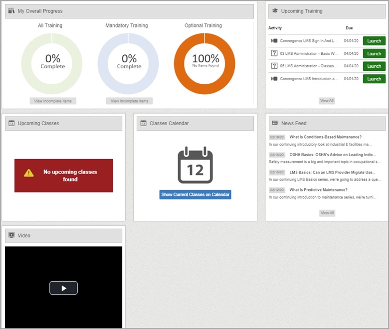 Home Tab: Customize the Home Tab Dashboard