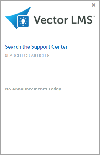Release Notes 2.19 Vector LMS, Convergence Training Edition