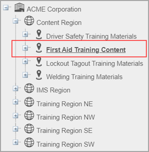 Repositories: Organizing Training Content