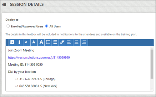 Classes: Create, Update and Delete
