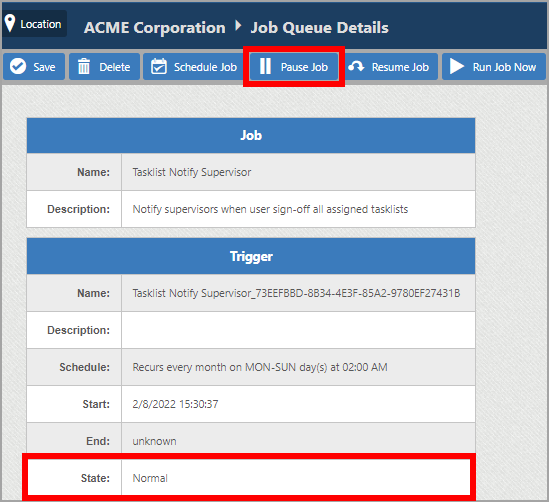 Jobs: Create, Edit, Run, and Delete