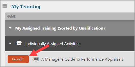 Course Player: Launch and Exit a Course