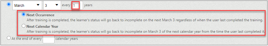 Assign Training: Advanced Scheduling