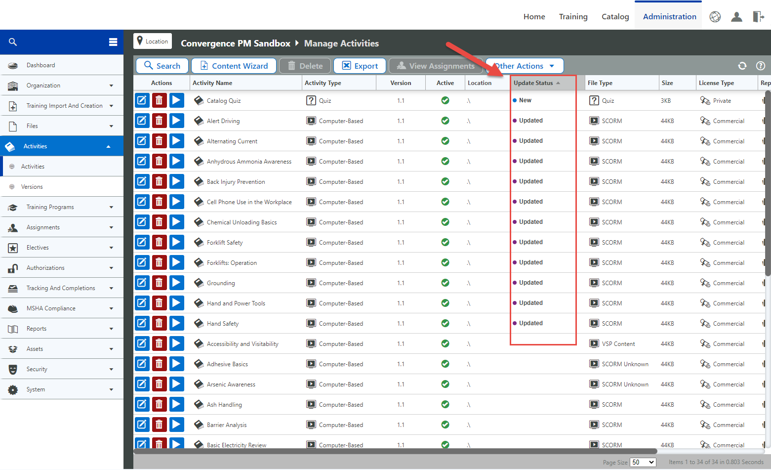 Release Notes 2.44 Vector LMS, Convergence Training Edition