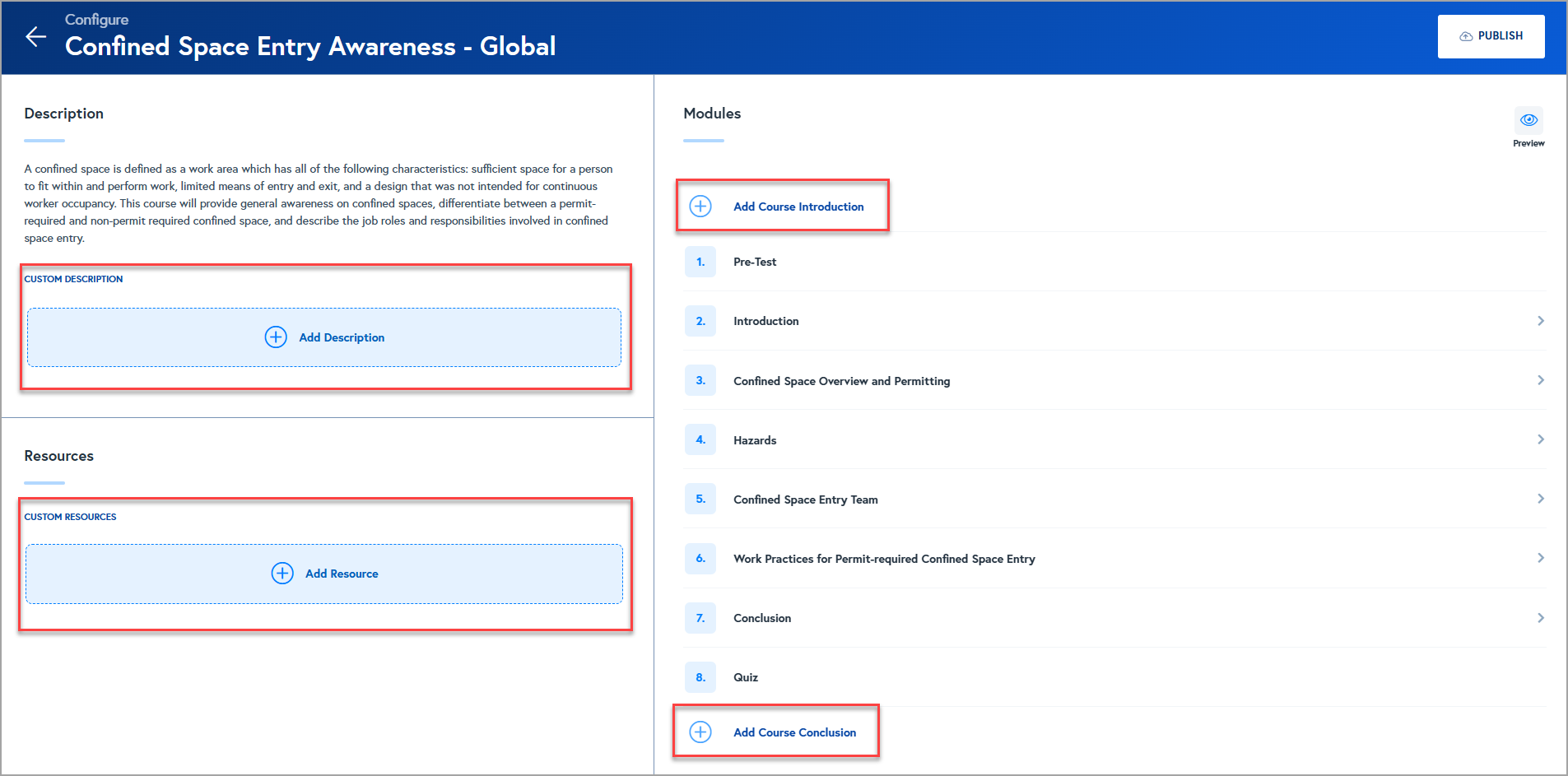Vector Content Configuration Available in Convergence LMS