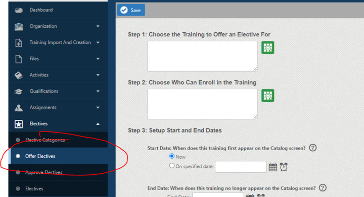 How do I assign optional training? How do I assign optional training?